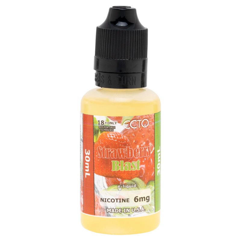 Strawberry Blast E-Liquid - 30mL, ecto liquid